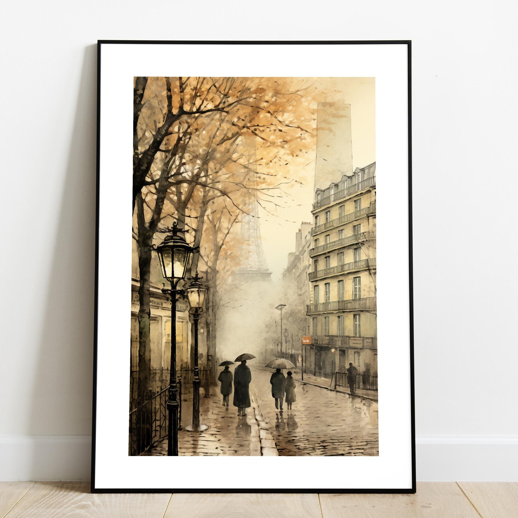 Vintage Parisian Streets | Home Decor | Premium Digital Download | 209 ...