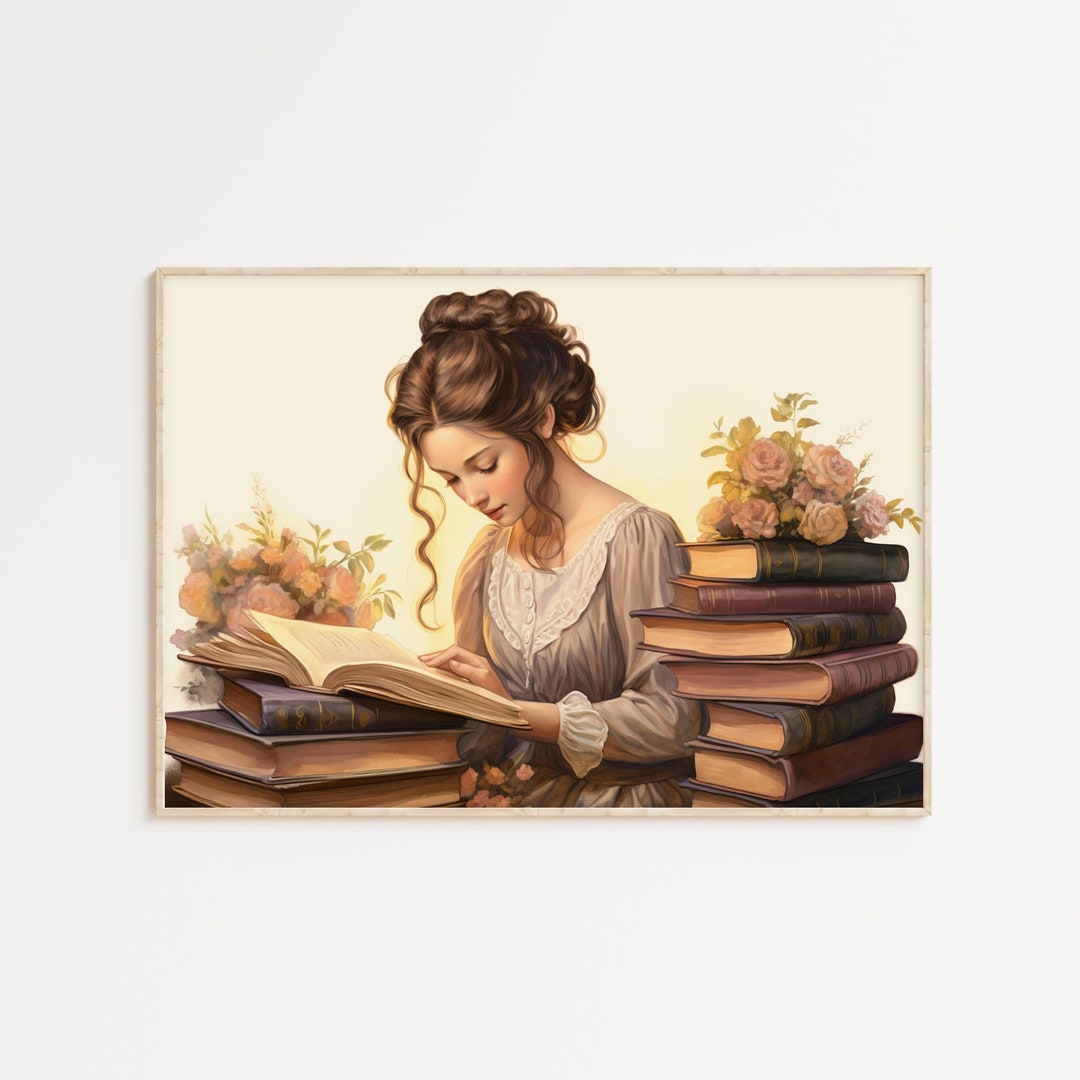 Victorian Reading Retreat III | Home Decor | Premium Digital Download ...