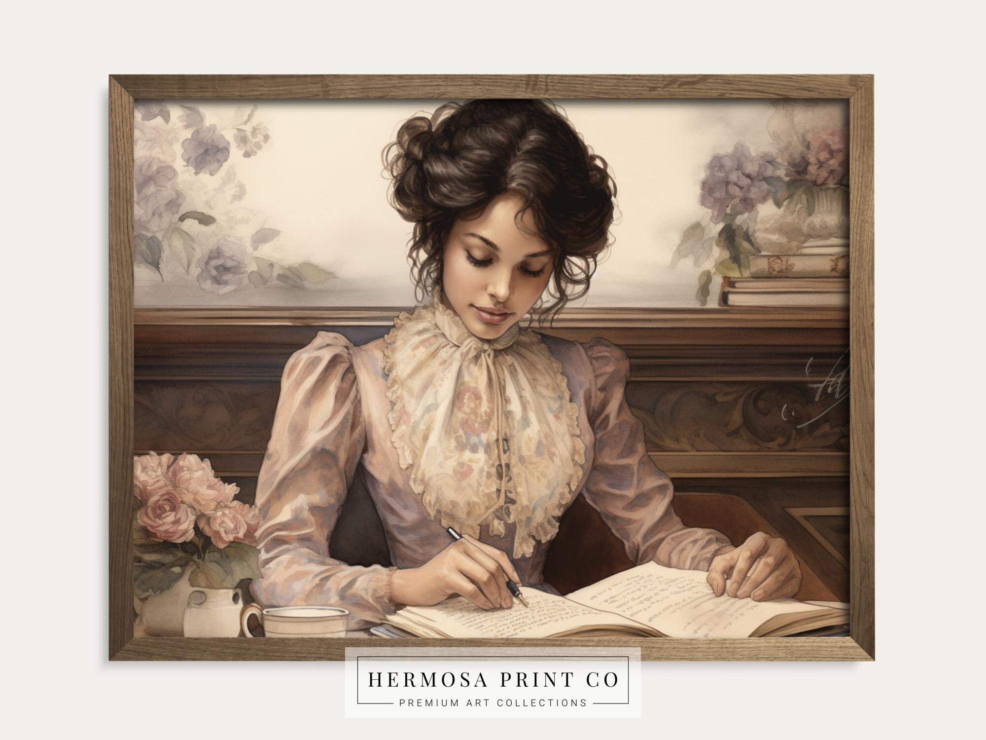 Victorian Reading Retreat II Home Decor Premium Digital - Etsy