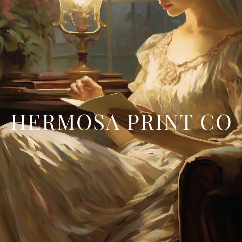 Victorian Reading Retreat IV | Home Decor | Premium Digital Download ...