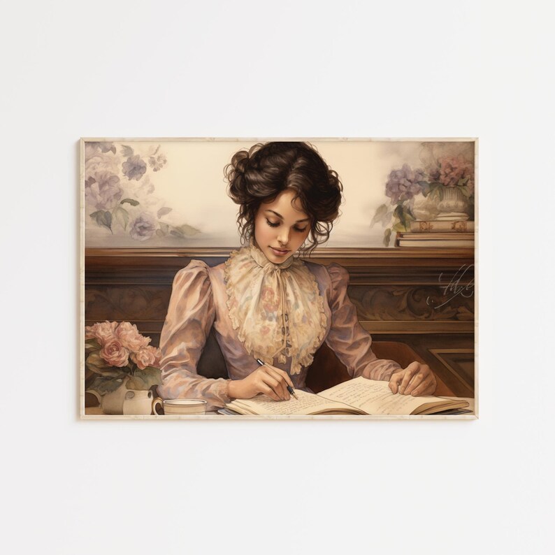 Victorian Reading Retreat II | Home Decor | Premium Digital Download ...