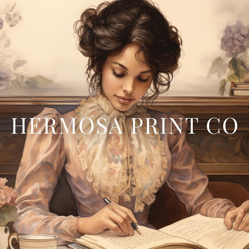 Victorian Reading Retreat II | Home Decor | Premium Digital Download ...