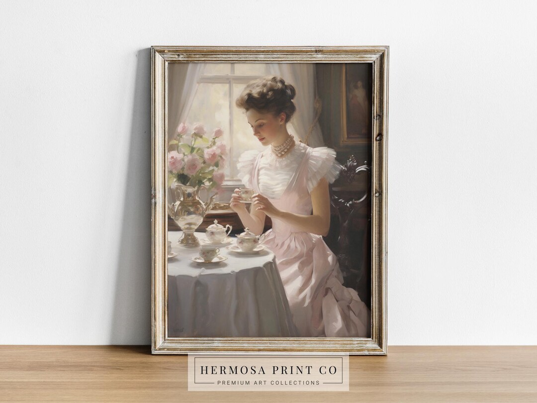 Edwardian Tea Time Home Decor Premium Digital Download - Etsy