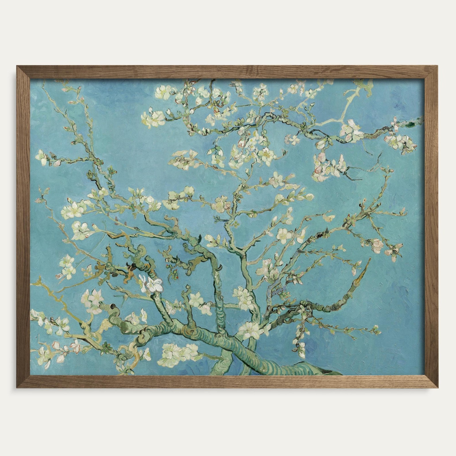 Vintage Tonal Blooming Tree Painting | Home Decor | Premium Digital ...