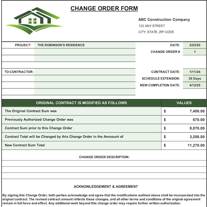 Order Form Template - Etsy