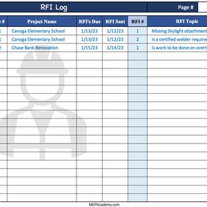 Digital Planner for Construction Estimator - Track Bids, Meetings, Rfi ...