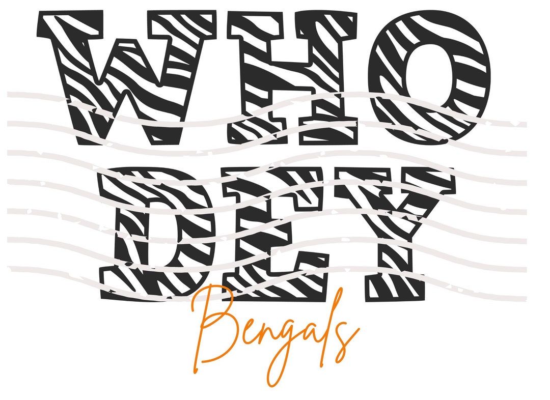 Who Dey Bengals PNG File - Etsy