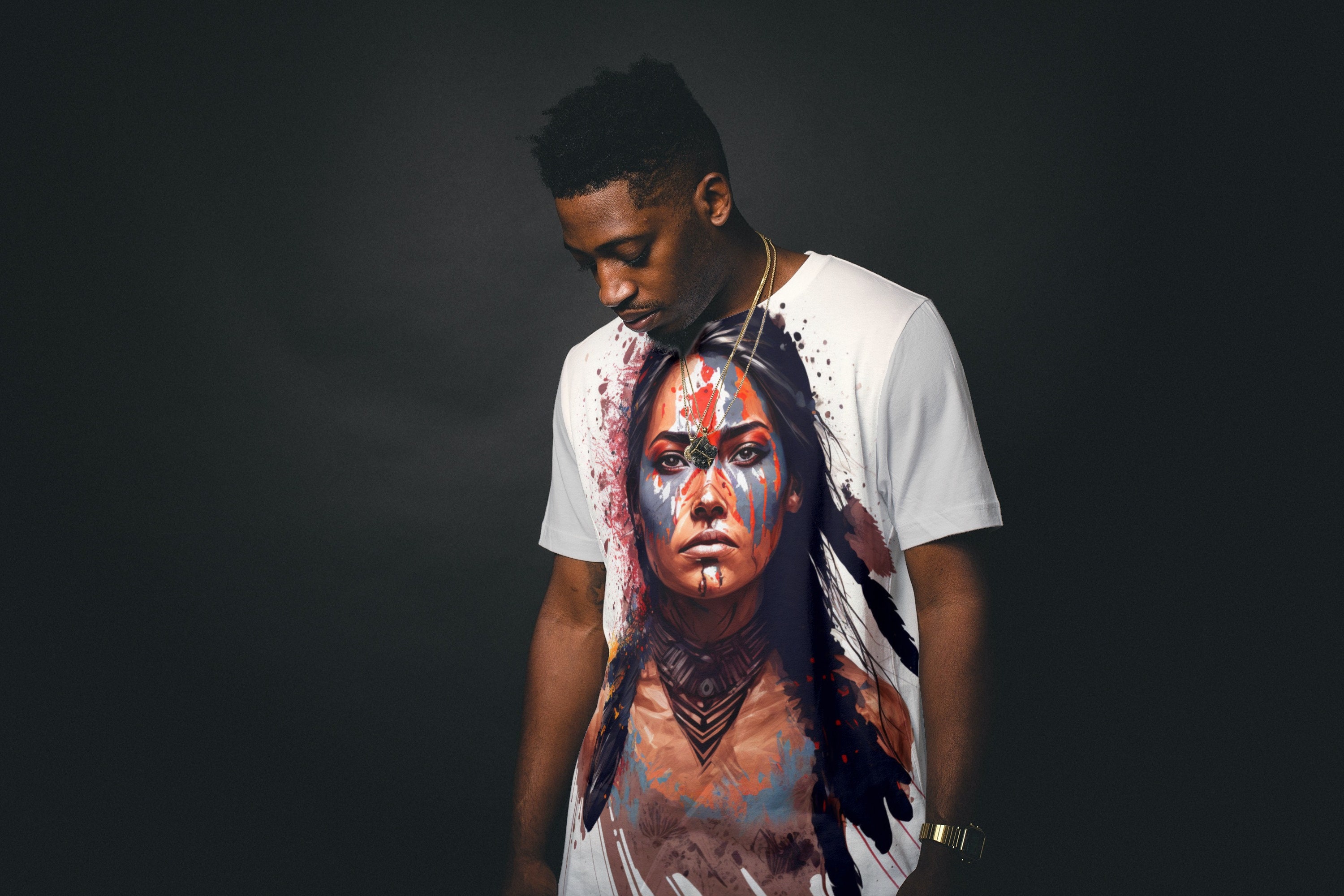 Beautiful Native American Female Warrior | Native American Portrait ...