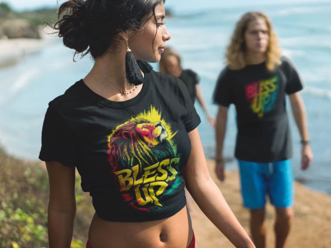 Bless up Svg T-shirt Design, Rasta Reggae T Shirt, God Vector, Instant ...