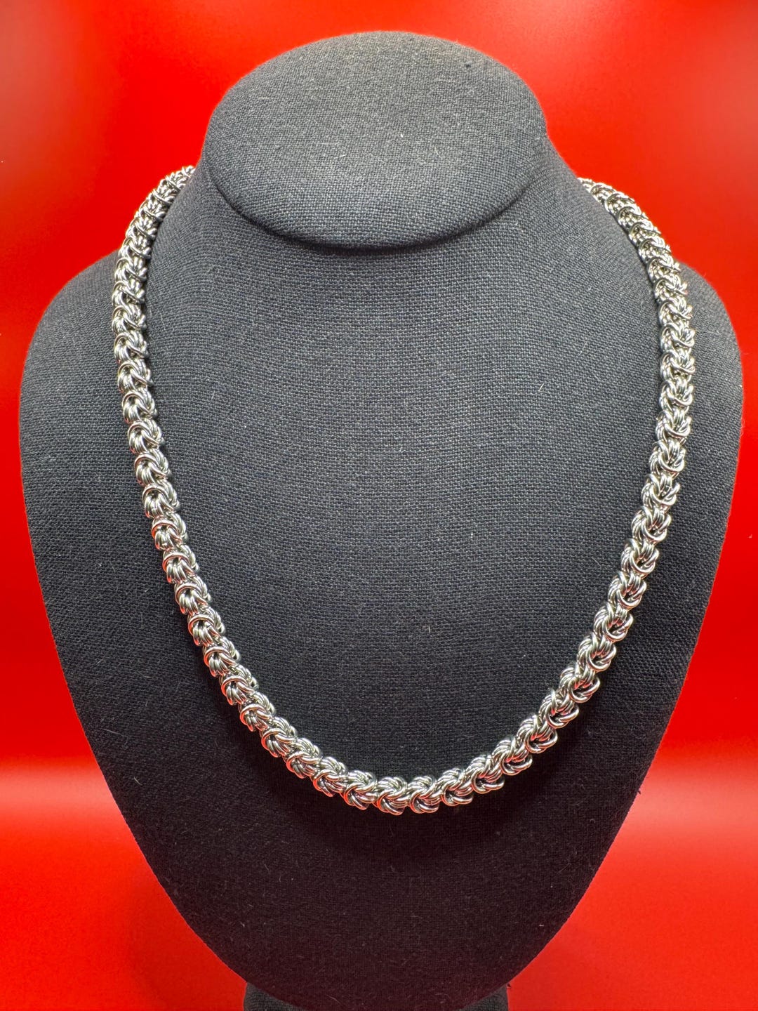 Stainless Steel Rosetta Chainmail Collar / Chain 22 - Etsy
