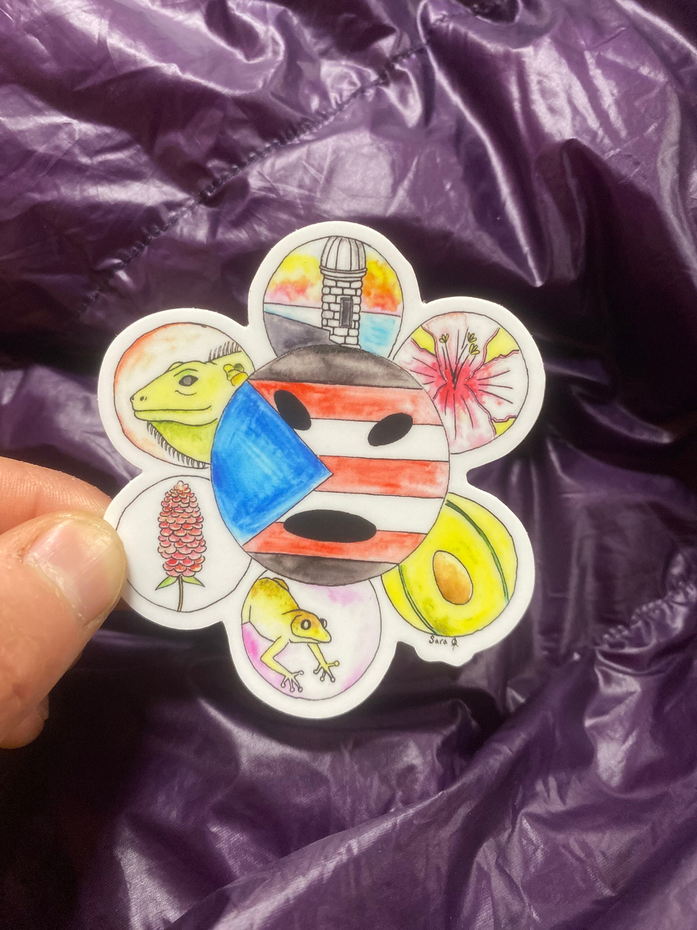 Taino Sol Sticker - Etsy