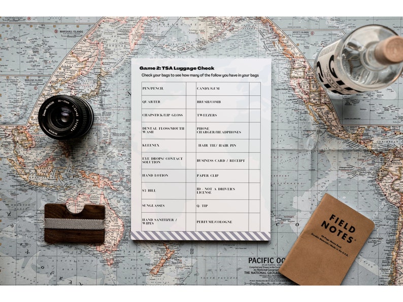 Travel Themed Bridal Shower Games 3 Unique And Fun Games Etsy
