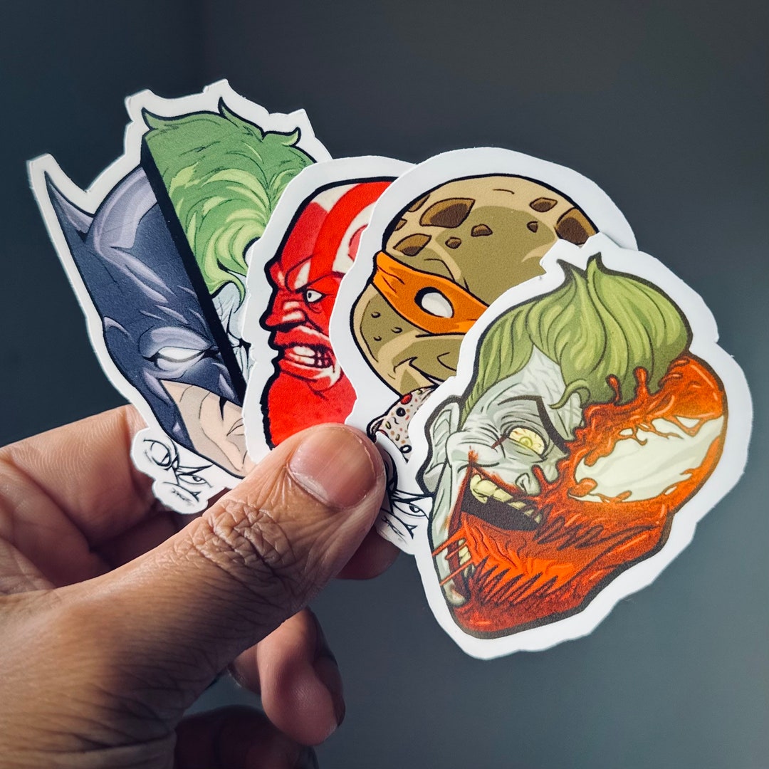 Stickers Head-bust Edition by Drezarts - Pack 1 - Etsy