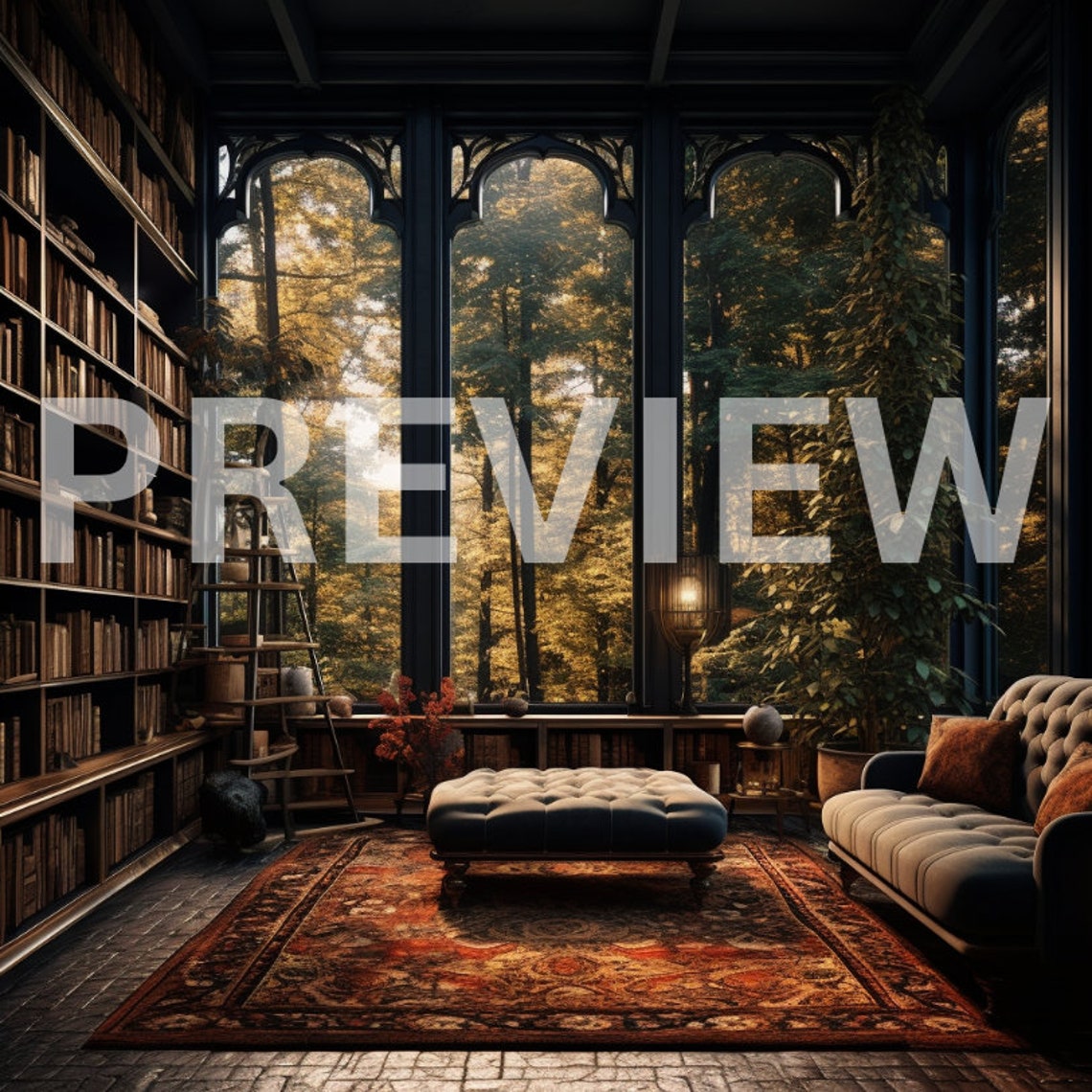 Zoom Background Set, Digital Art Virtual Meeting Background for ...