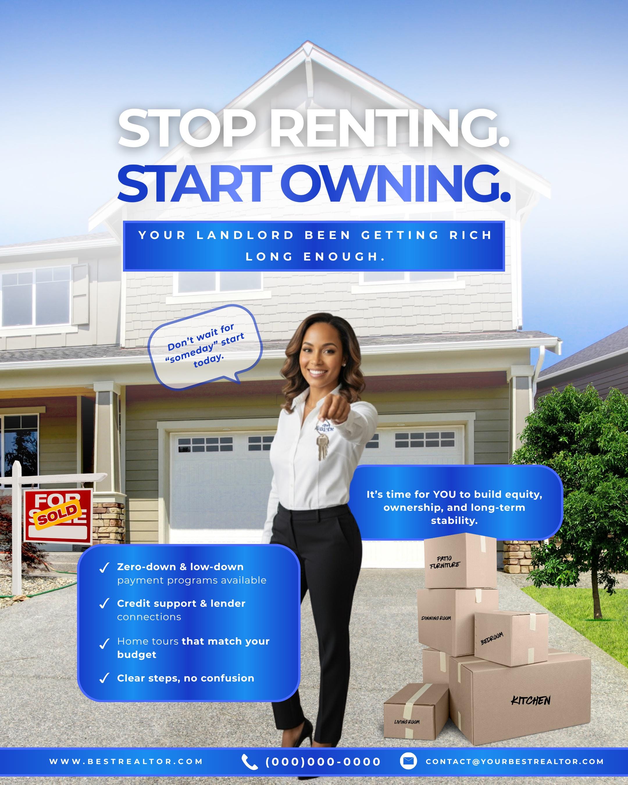 Realtor Flyer Kit – Canva Editable Templates | Real Estate Marketing ...