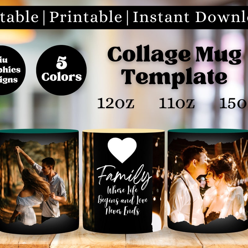 Mug Template Photo - Etsy