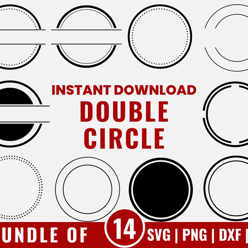Circle Svg - Etsy