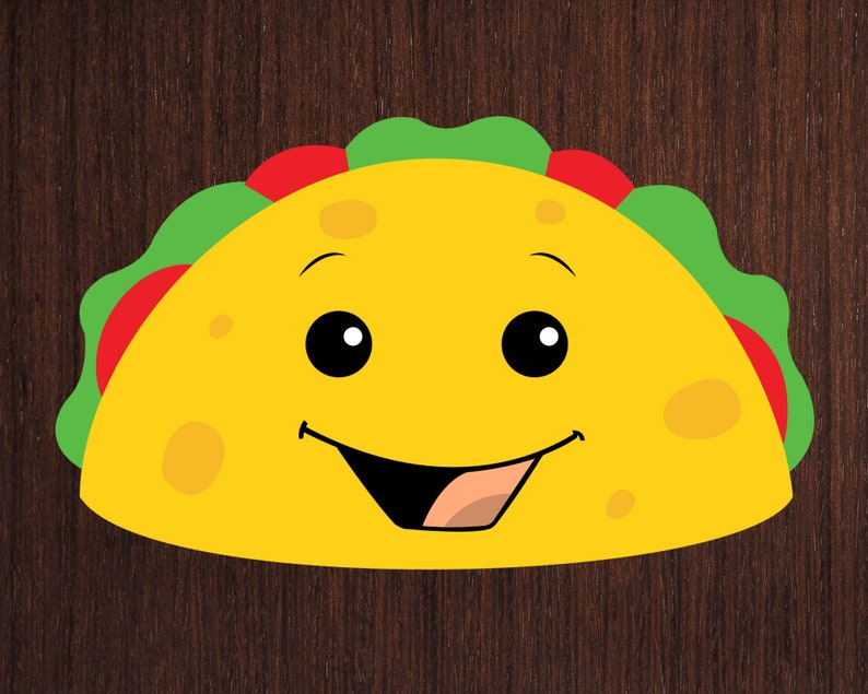 Taco Svg Bundle Taco Party Funny Svg Mexican Food Svg - Etsy