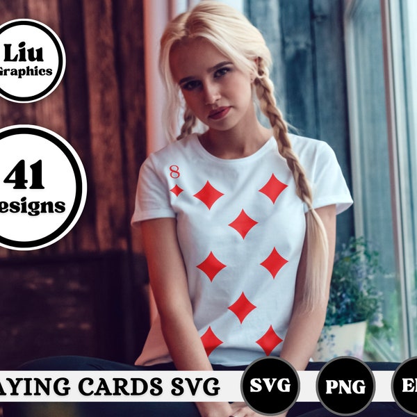 Playing Cards Svg - Etsy