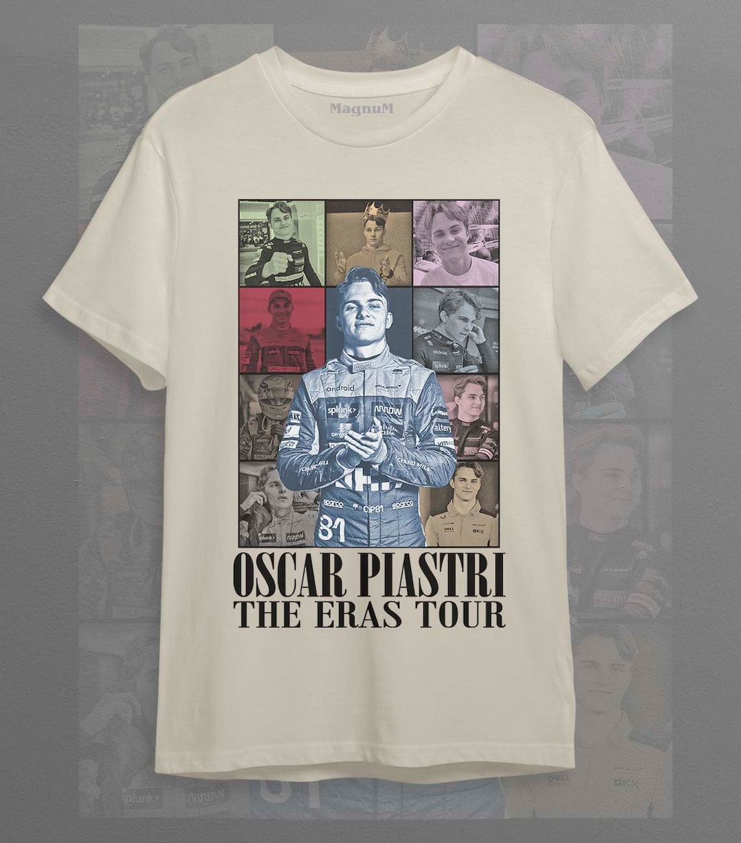 Oscar Piastri the Eras Tour Unisex Softstyle T-shirt ID - Etsy