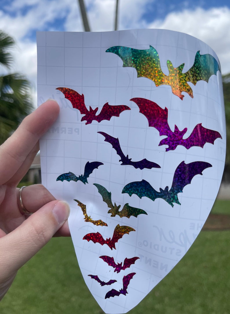 Bat Decal Flying Bats Car Decal Goth Car Accessories - Etsy