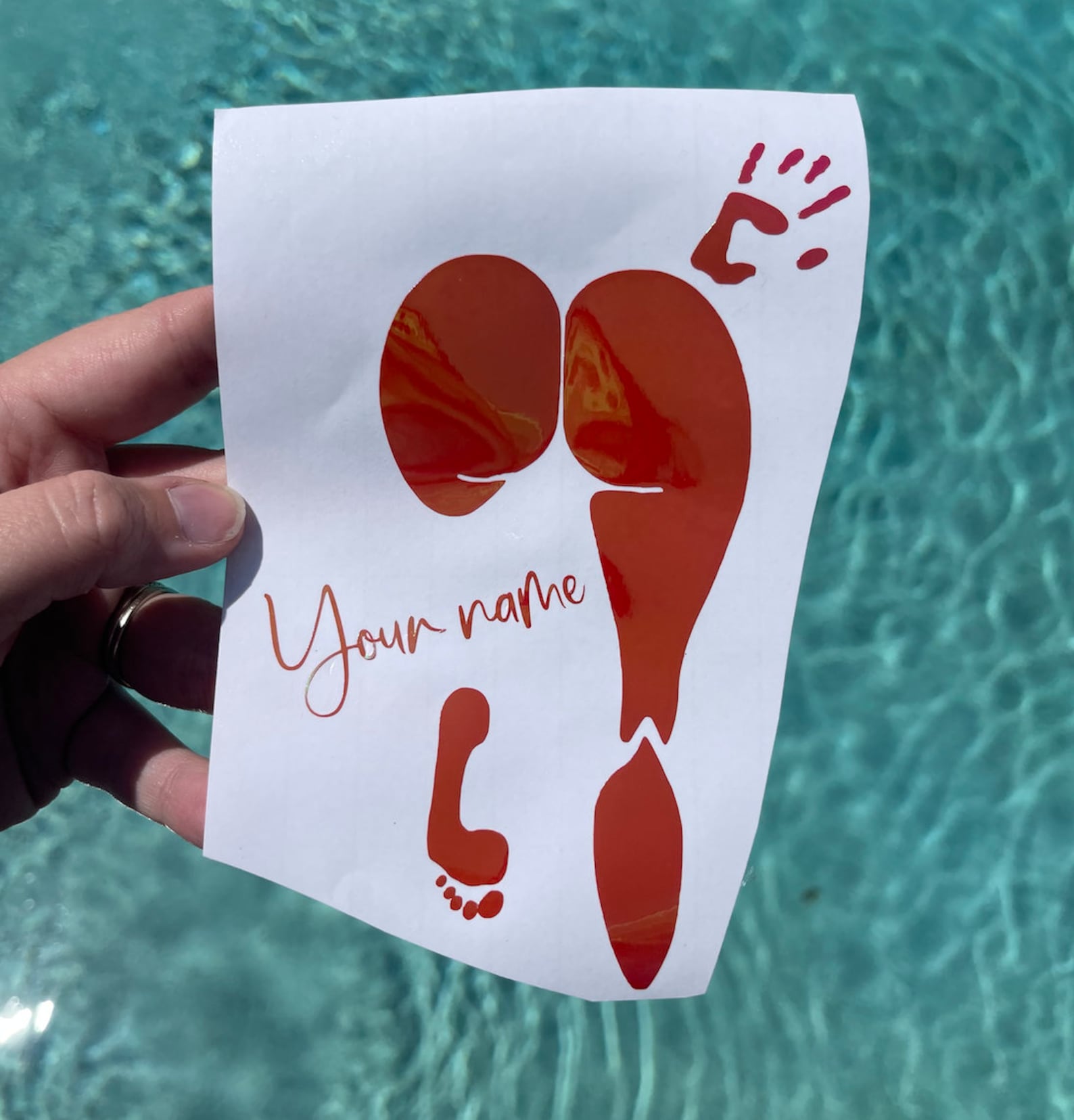 Body Paint Decal Tiktok Trend Body Paint Sticker - Etsy