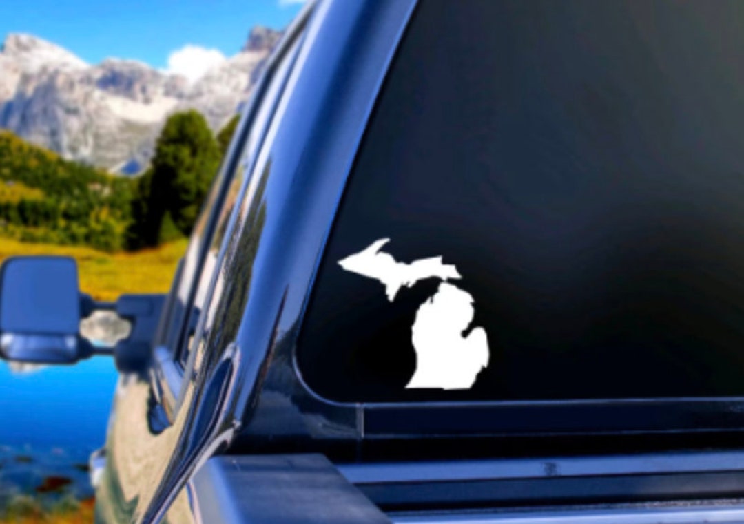 Michigan Car Decal | Car Decal | Michigan Sticker | Great Lakes Decal ...