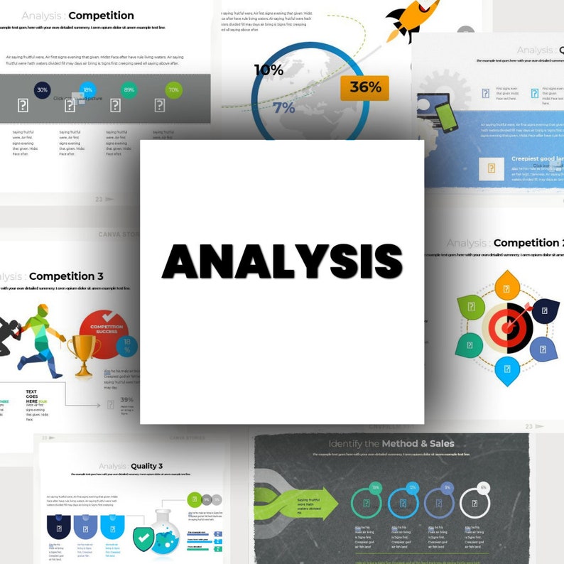 Bundle Powerpoint Template Modern Data Presentation Infographic - Etsy