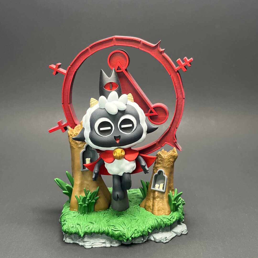 Chibi Cult of Lamb, Hand Painted - Etsy