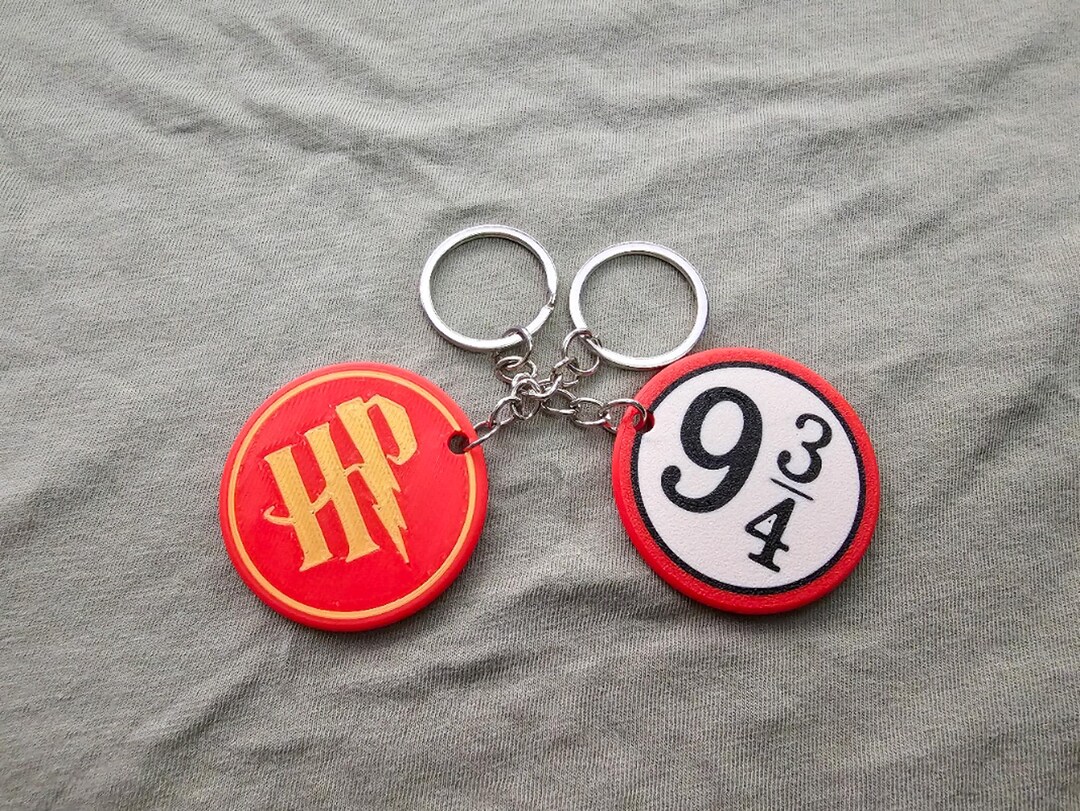 Harry Potter Keychain - 3D Print - Etsy