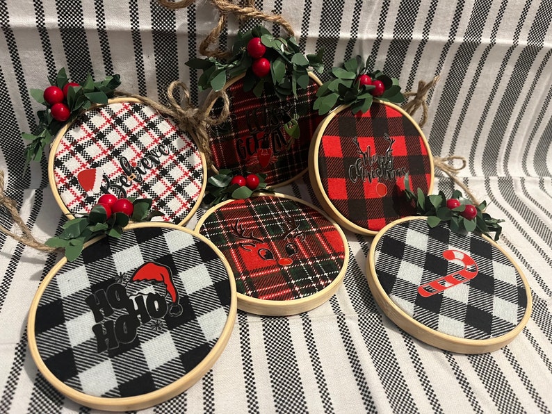 Flannel Ornaments - Etsy