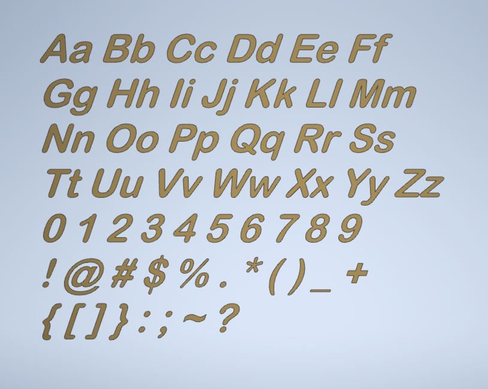 Arial Rounded MT Font Digital Download Letters, Numbers, Symbols, High ...