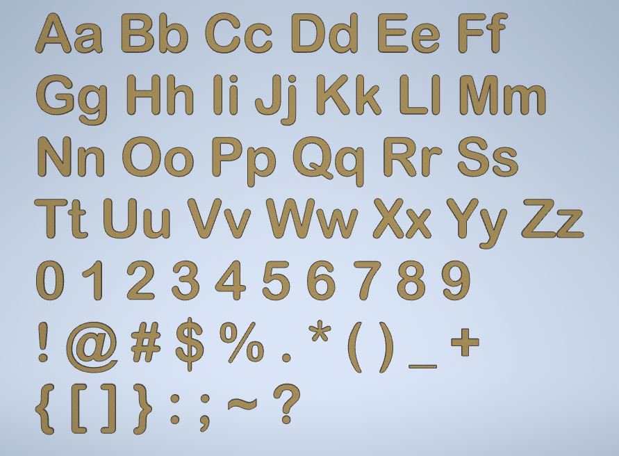 Arial Rounded MT Font Digital Download Letters, Numbers, Symbols, High ...