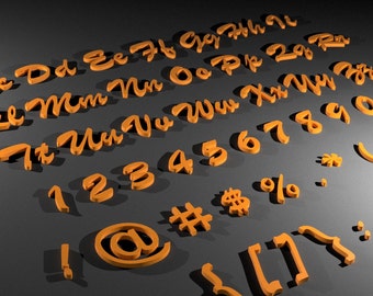 Arial Rounded MT Font Digital Download Letters, Numbers, Symbols, High ...