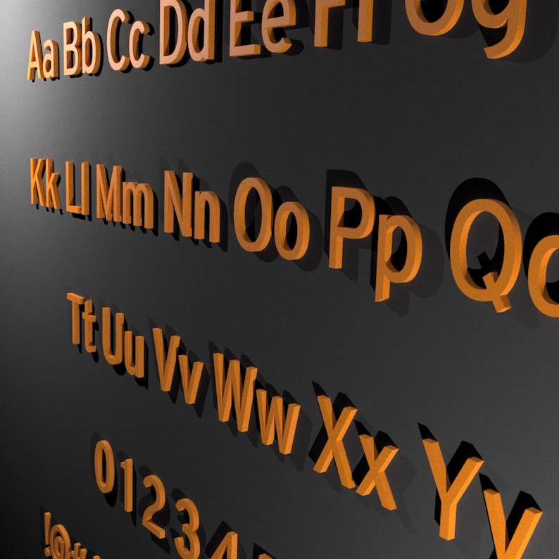 Bundle Fonts STL Files: 3D Printing & CNC - Etsy Australia