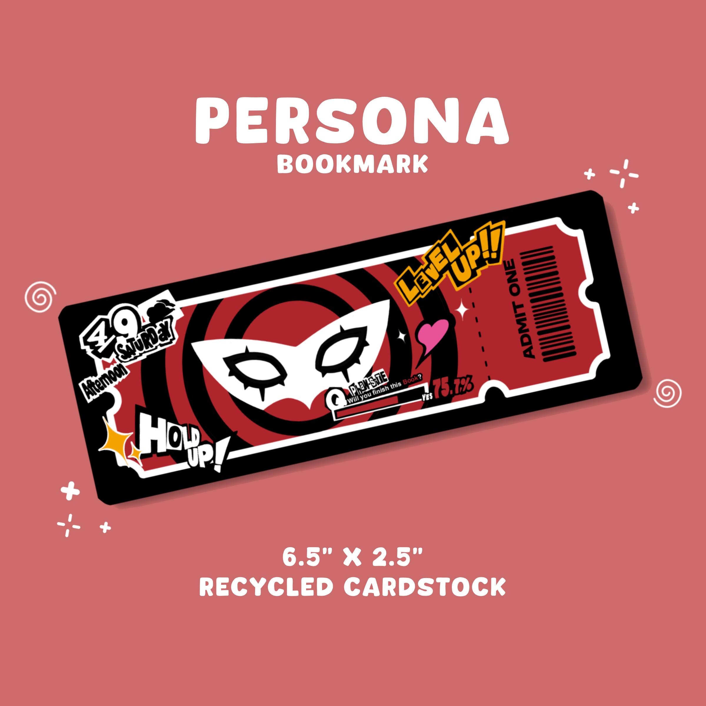 Anime Ticket Bookmarks | Recycled Cardstock, Book Lover Gift - Etsy