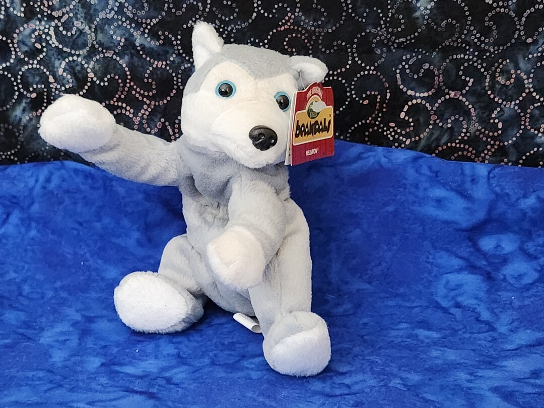 Kellytoy Beanpals Husky Dog 7 Inch Long - Etsy