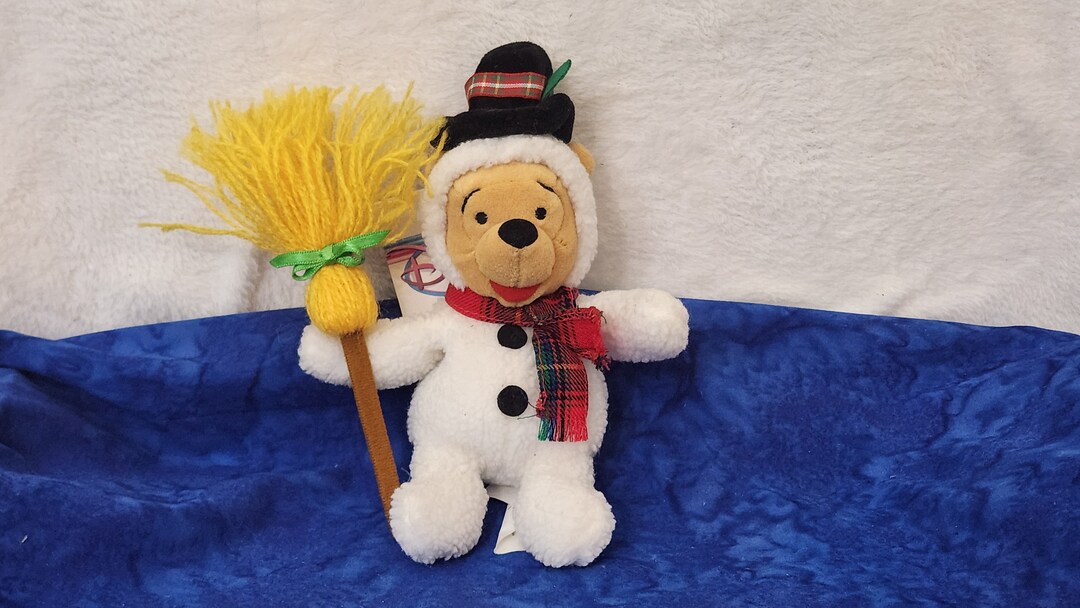Vintage Winnie the Snowman Pooh From the Disney Store - Etsy