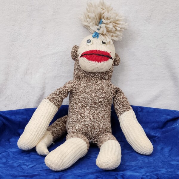 Brown Sock Monkey - Etsy