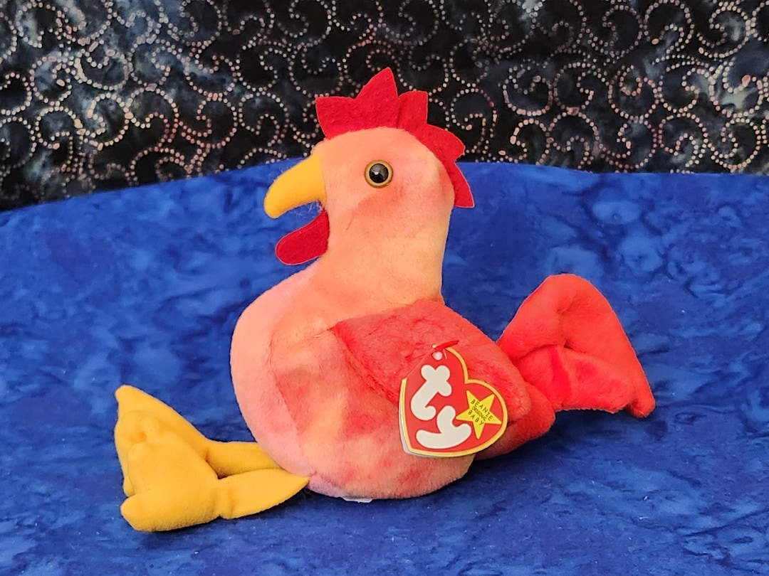 Rare Classic Vintage Beanie Baby Strut the Rooster - Etsy