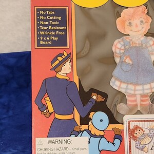 Raggedy Ann and Andy Paper Dolls Opened and Magicloth Doll Collection ...