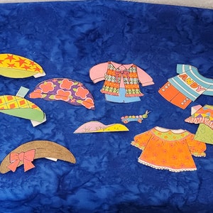 Raggedy Ann and Andy Paper Dolls Opened and Magicloth Doll Collection ...