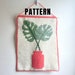 Monstera Crochet Pattern | PDF Download | Tapestry Crochet Wall Hanging ...