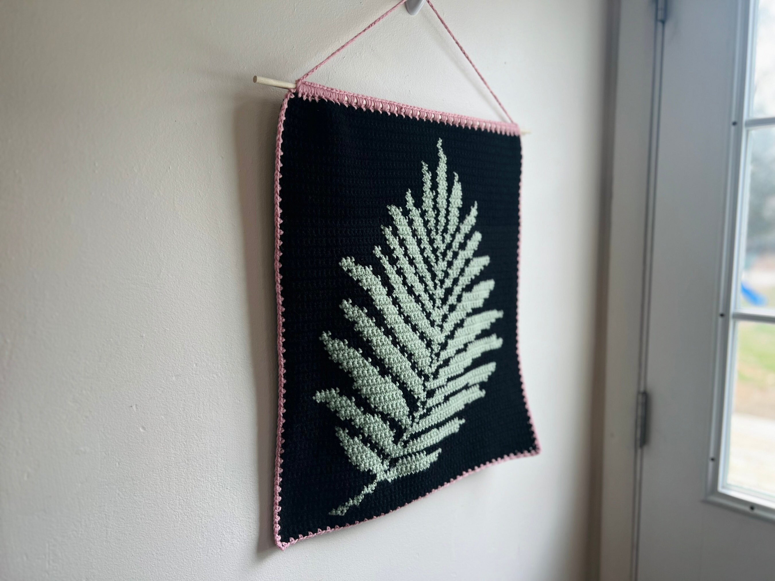 Tropical Crochet Pattern | PDF Download | Tapestry Crochet Wall Hanging ...