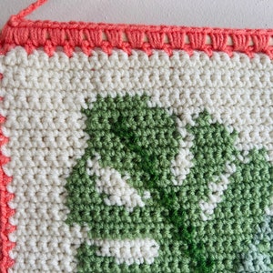 Monstera Crochet Pattern | PDF Download | Tapestry Crochet Wall Hanging ...