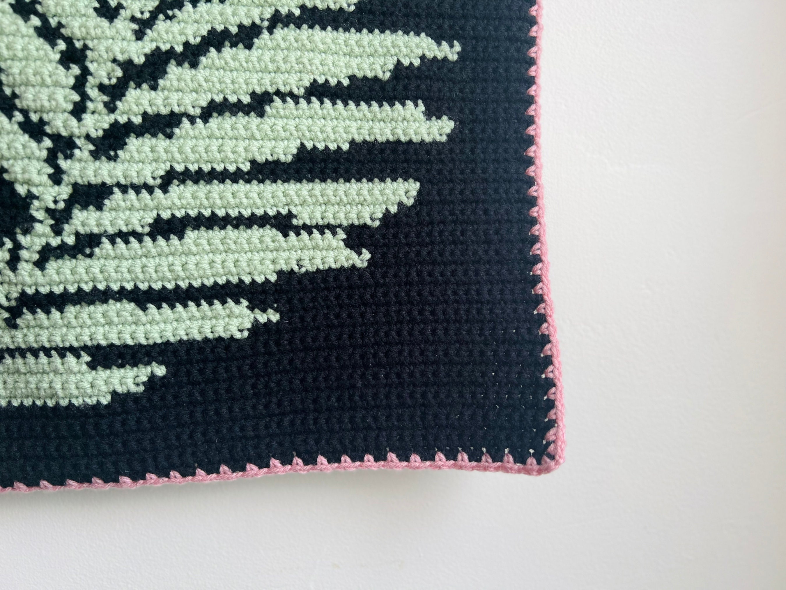 Tropical Crochet Pattern | PDF Download | Tapestry Crochet Wall Hanging ...