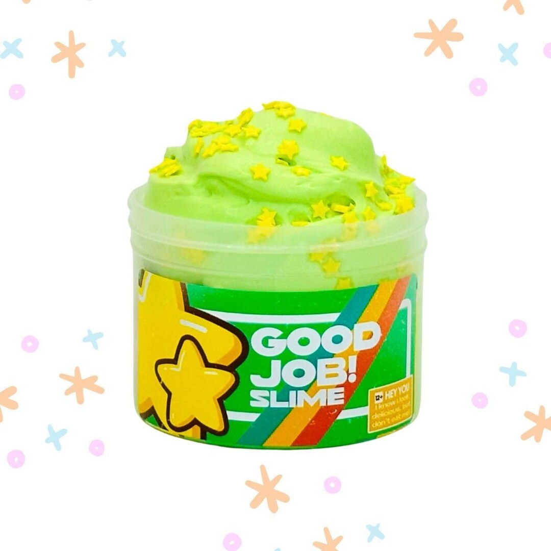 Large Good Job Slime Fluffy Butter Scented Slime Shops - Etsy