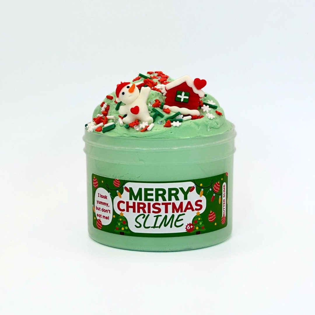 Merry Christmas Slime Butter Slime Scented - Etsy