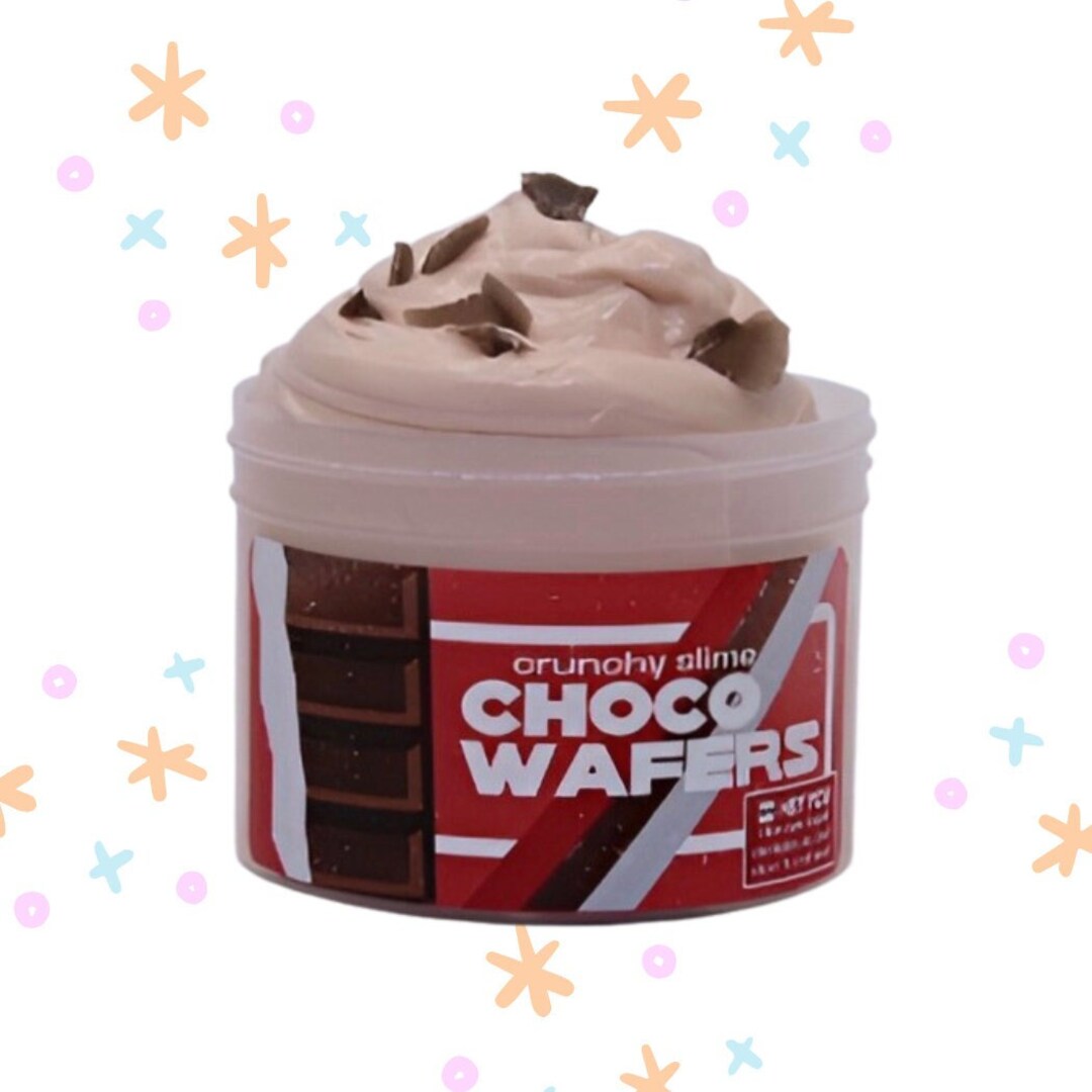 Choco Wafers Crunchy Wax Slime Candy Themed Slime Crunchy Textured ...