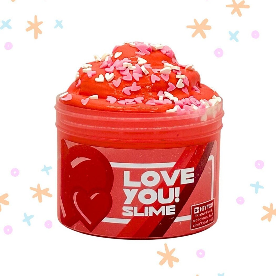 Large Love You! Slime ~ Fluffy ~ Butter ~ Scented ~ Slime Shops - Etsy